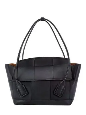 BOTTEGA VENETA Bottega Veneta Arco Maxi Intrecciato Leather Satchel