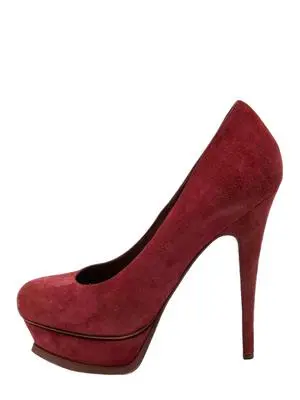 Saint Laurent Tribtoo Platform Pumps - Red