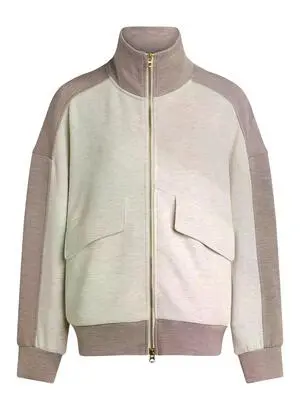 Varley Garcia Zip-up Track Jacket - Neutrals