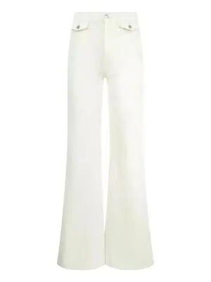 NILI LOTAN Edira Flared Jeans - Neutrals