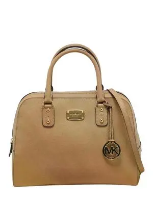 Michael Kors Sandrine Leather Tote - Neutrals