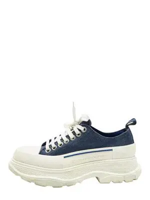 Alexander McQueen Tread Canvas Sneakers - Blue