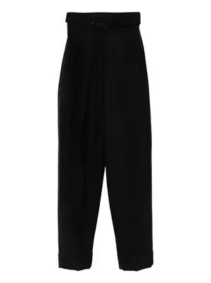 Sportmax Belted Trousers - Black
