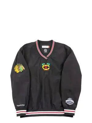 Mitchell & Ness Chicago Hawks Sweatshirt - Black