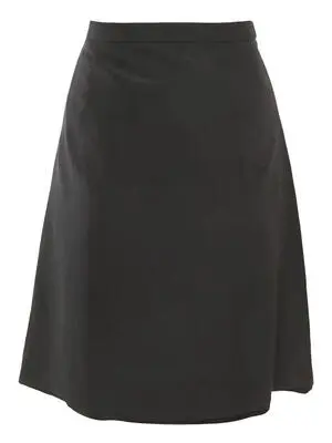 Saint Laurent Silk Mini Skirt - Black
