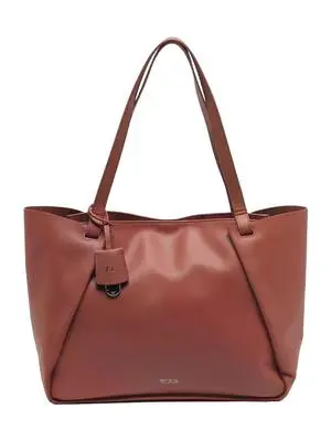 Tumi Leather Tote Bag - Brown