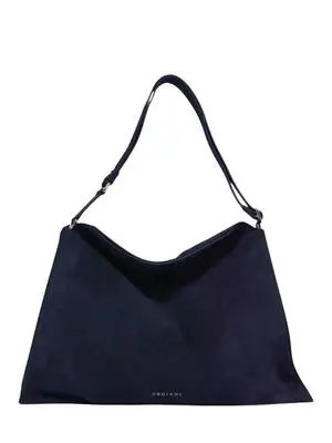 ORTIGNI Large Trinity Shoulder Bag - Blue