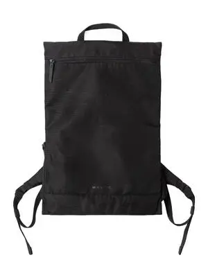 MAKAVELIC Zip Logo-detail Backpack - Black