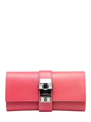 Hermès 2014 Tadelakt Medor 23 Clutch - Pink