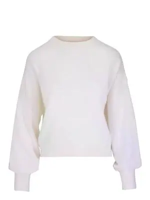 Le Kasha Modena Brushed Cashmere Sweater - White