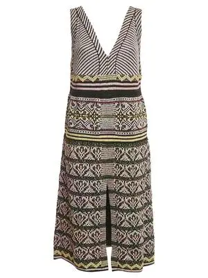 Missoni Knit V-neck Midi Dress - Black