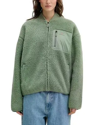 Dickies Zippered-pocket Sweatshirt - Green