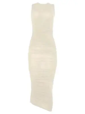 Wolford Drape Midi Dress - Neutrals