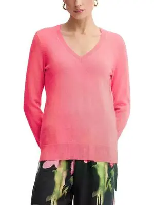 From Future V-neck Sweater - Pink
