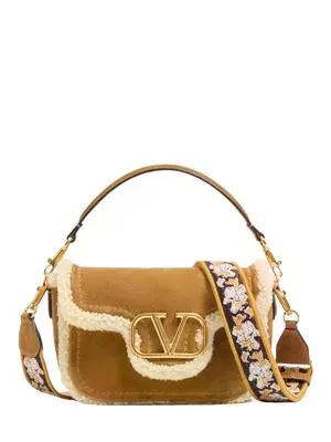 Valentino Garavani Alltime Suede Tote - Brown