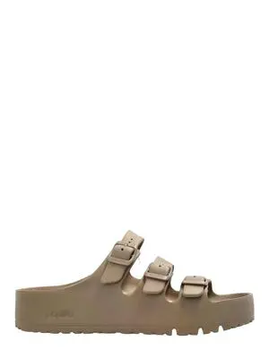 BIRKENSTOCK Florida Buckle Strap Sandals - Neutrals