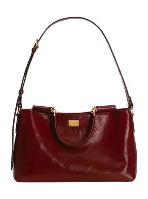 Dolce & Gabbana Vittoria Leather Tote - Red