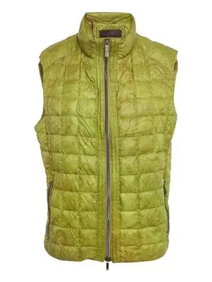 Etro Quilted Gilet - Green