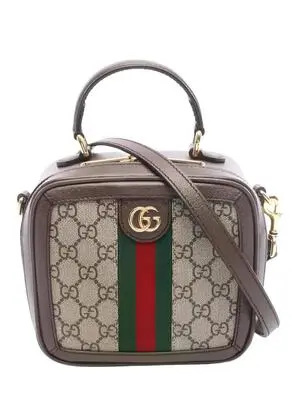 Gucci 2010s Mini Ophidia Tote Bag - Brown