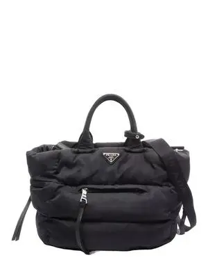 Prada Padded Tote Bag - Black