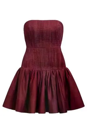 Aje Strapless Mini Dress - Red