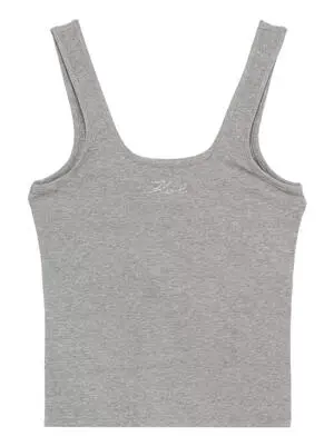 Karl Lagerfeld Logo Tank Top - Grey
