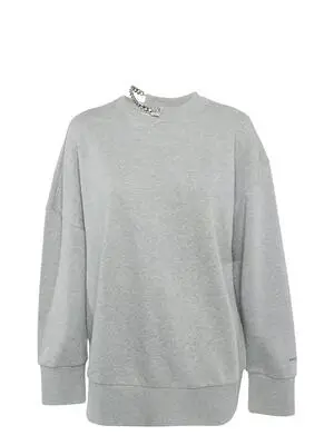 Stella McCartney Chain-embellishment Sweatshirt - Grey