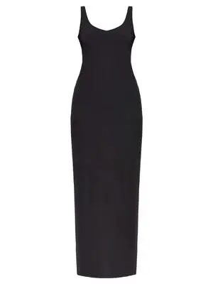 Bond Eye Scoop-neck Dress - Black