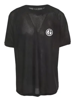 GIORGIO ARMANI Logo-patch T-shirt