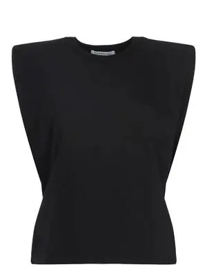 THE FRANKIE SHOP Padded T-shirt - Black