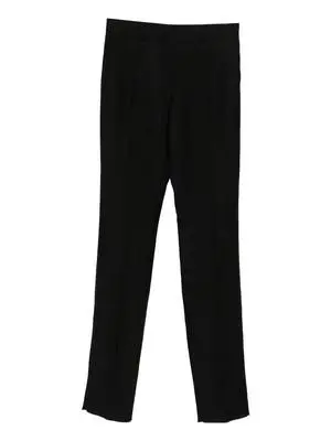 Sportmax Front-pleat Trousers - Black