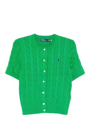 Polo Ralph Lauren Logo-embroidered Cardigan - Green