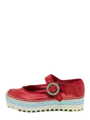 Marc Jacobs Suzi Mary Jane Espadrilles - Red