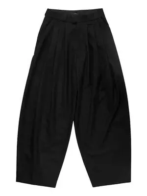 WILLY CHAVARRIA Cascada Pleated Trousers - Black