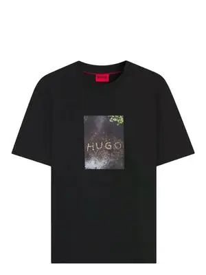 Hugo Graphic-print T-shirt - Black