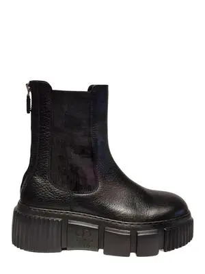 Casadei Platform Chelsea Boots - Black