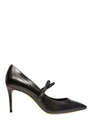 Casadei 80mm Julia Melody Bow-embellished Pumps - Black