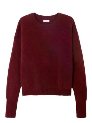 American Vintage Vitow Ribbed Sweater - Red