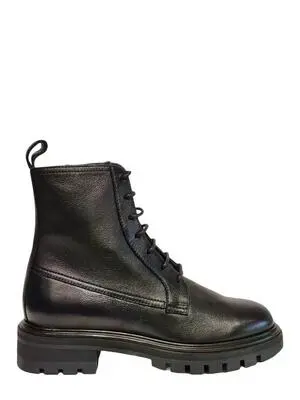 HENDERSON BARACCO Lace-up Leather Boots - Black
