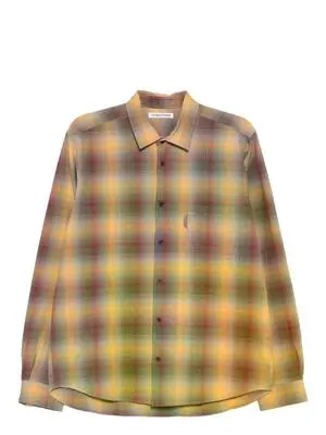 You Must Create Plaid Curtis Shirt - Yellow