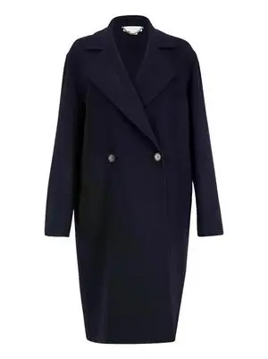 Stella McCartney Double-breasted Wool Coat - Blue