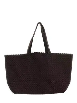 NAGHEDI Large Woven Tote Bag - Brown