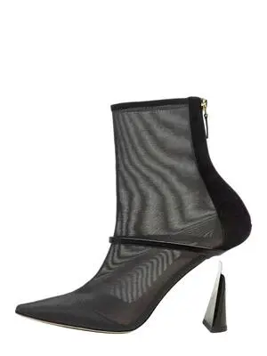 MALONE SOULIERS Mesh Zip-fastening Boots - Black