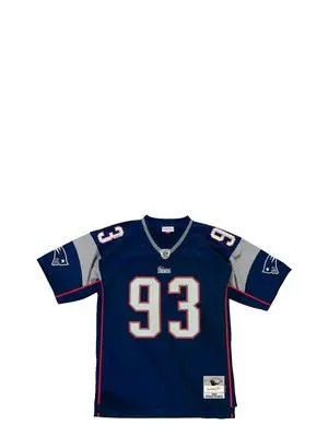 Mitchell & Ness Nfl Patriots 2003 Richard Seymour T-shirt - Blue