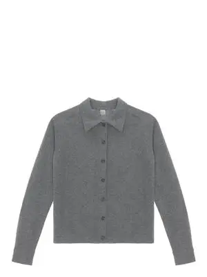 TOTEME Raglan-sleeve Cardigan - Grey