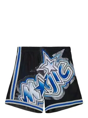 Mitchell & Ness Orlando Magic Big Face Shorts - Black