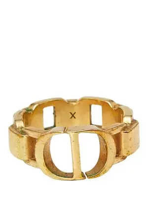Dior Cd-motif Ring - Gold