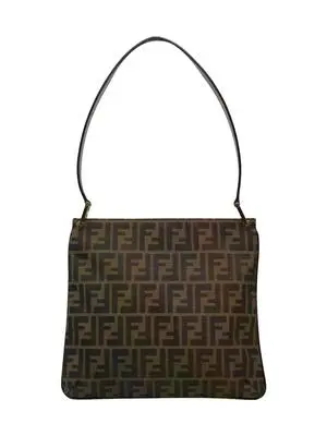 Fendi 20th Century Zucca Canvas Shoulder Bag - Brown