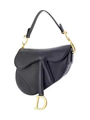 DIOR Saddle Handbag Leather Mini Shoulder Bag
