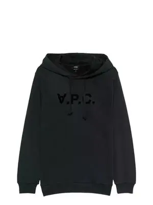 A.p.c. Logo Hoodie - Black